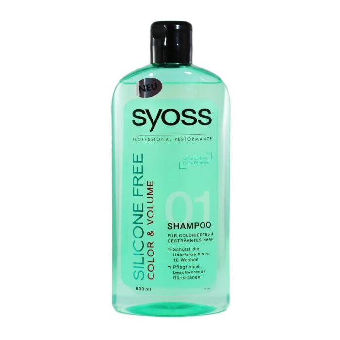 Syoss Sampon 500 ml Silicone Free Color & Volume - ImportDirect