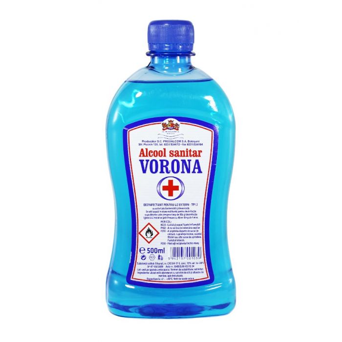 Vorona Alcool Sanitar 500ml 70% - ImportDirect