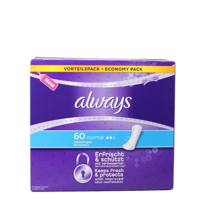 Always Absorbante subtiri zilnice 60 buc Normal - ImportDirect