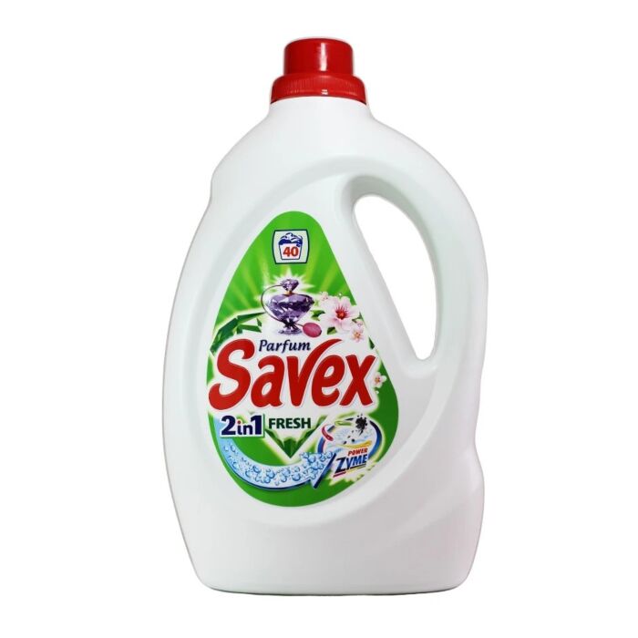 Savex Detergent lichid 2.6 L 40 spalari 2in1 Fresh - ImportDirect
