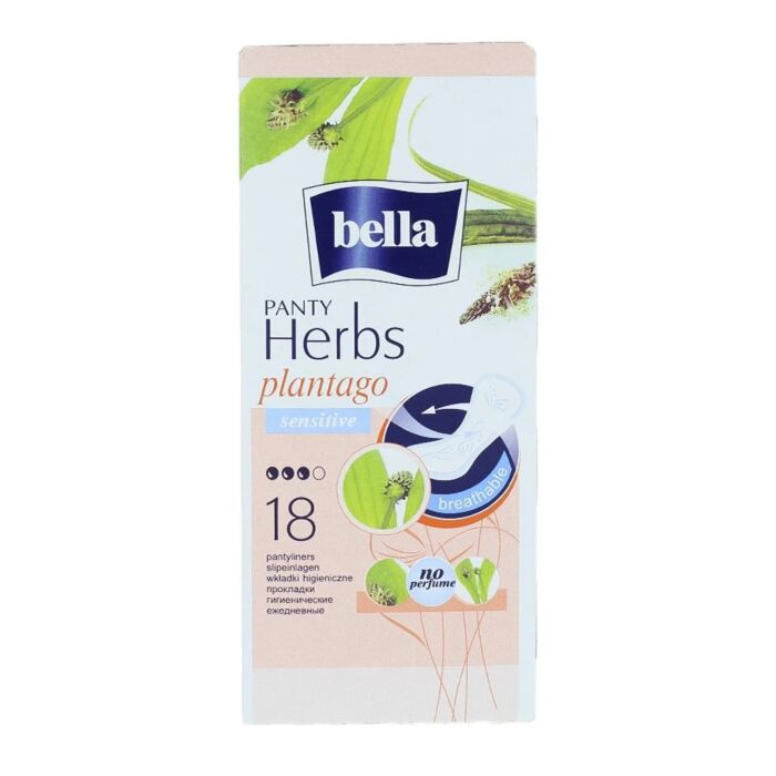 Bella Absorbante subtiri zilnice 18 buc Panty Herbs Plantago - ImportDirect