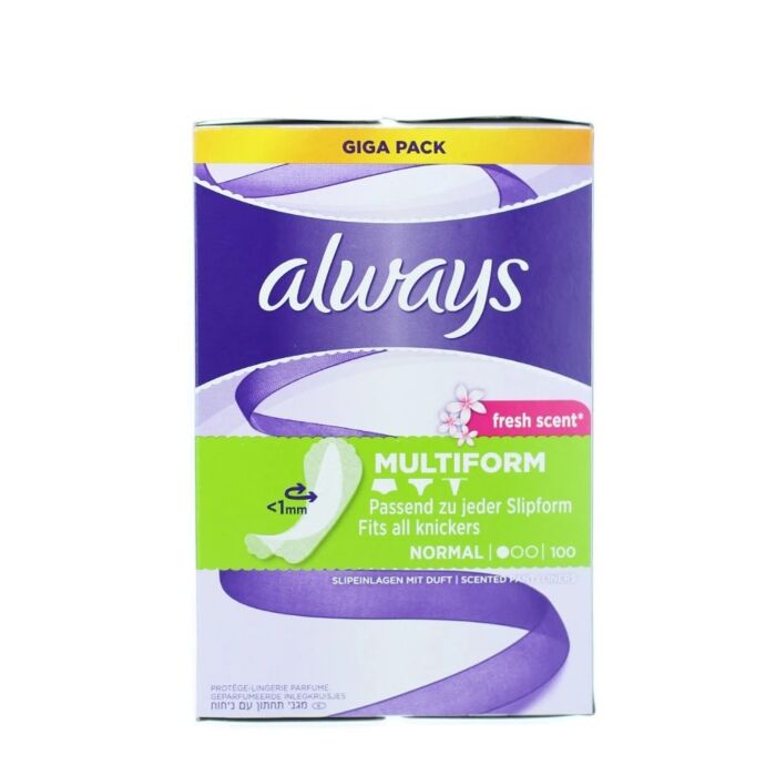 Always Absorbante subtiri zilnice 100 buc Normal Multiform - ImportDirect
