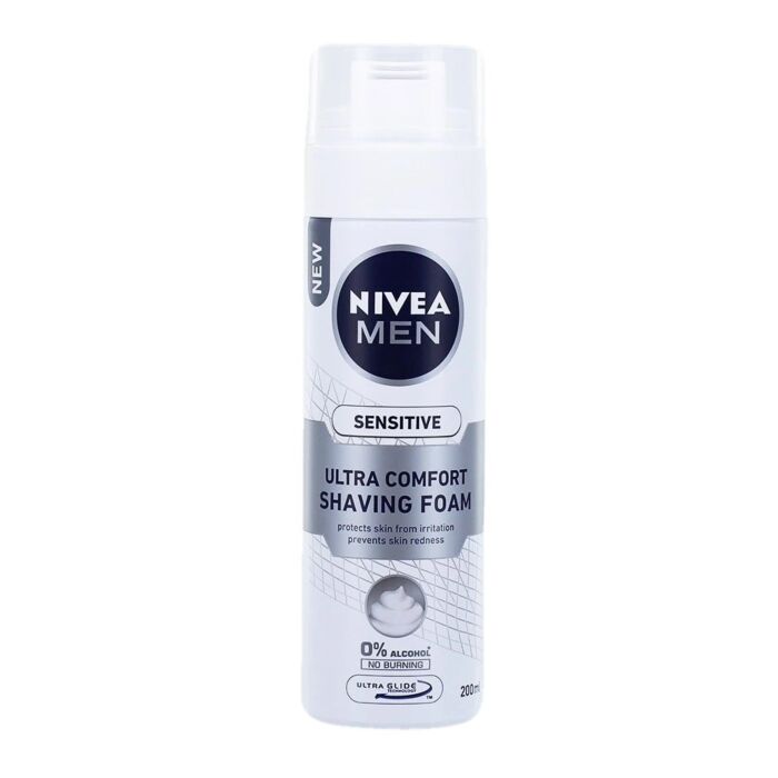 Nivea Spuma de ras 200 ml Sensitive Ultra Comfort - ImportDirect