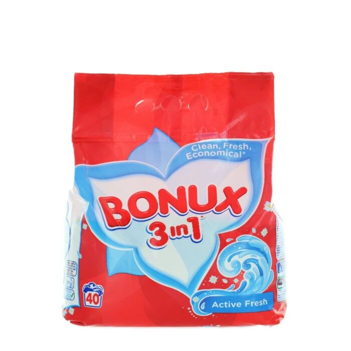 Bonux Detergent automat 3 kg 40 spalari Active Fresh - ImportDirect