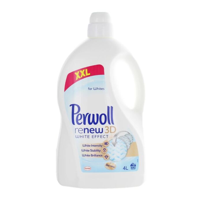 Perwoll Detergent Lichid 4 L 66 spalari Renew 3D White Effect ...