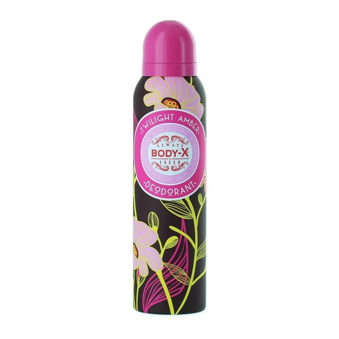 Body-X Spray Deodorant femei 150 ml Twilight Amber - ImportDirect