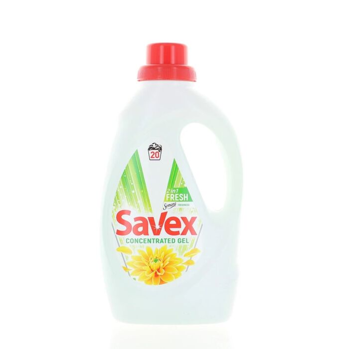 Savex Detergent lichid 1.1 L 20 spalari 2in1 Fresh - ImportDirect