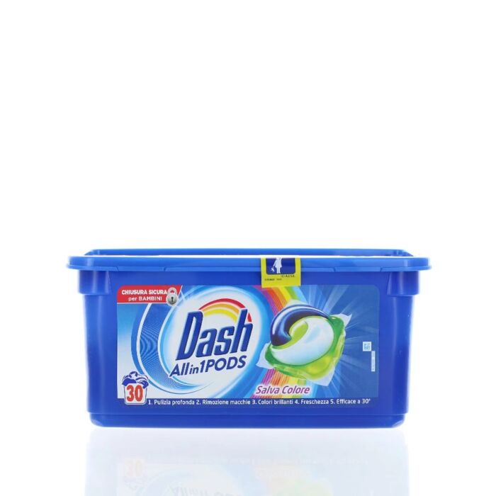 Dash Detergent Capsule 30 buc All in1 Salva Colore - ImportDirect