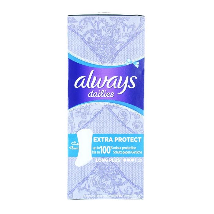 Always Absorbante subtiri zilnice 22 buc Extra Protect Long Plus ...