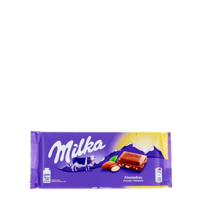 Milka Ciocolata cu lapte 125 g Mandorla - ImportDirect