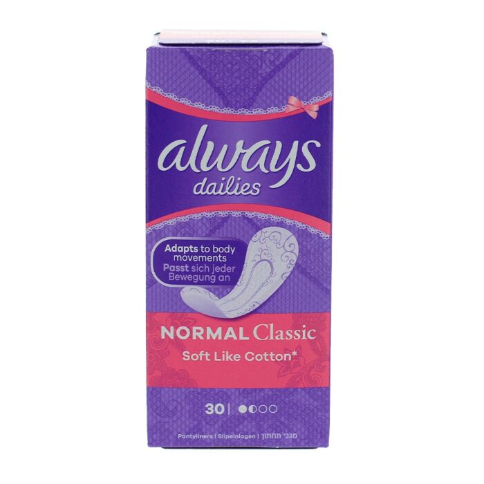 Always Absorbante subtiri zilnice 30 buc Normal Classic - ImportDirect
