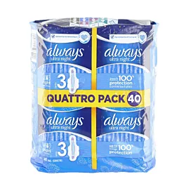 Always Absorbante Quattro Pack 40 buc Night - ImportDirect