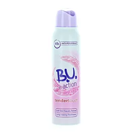 B.U. Spray Deodorant 150 ml Action Tender Touch - ImportDirect