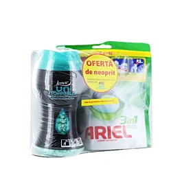 Ariel+Lenor Detergent Capsule 3in1+Balsam de rufe perle 3 buc+180g ...