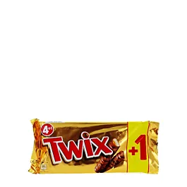 Twix Baton de biscuit, caramel si ciocolata cu lapte 5 X (2X25g ...