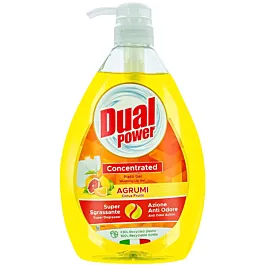 Dual Power detergent pentru vase cu pompa 1000 ml Agrumi - ImportDirect