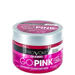 Provoke Masca de par coloranta pentru par blond 300 ml GO PINK ...