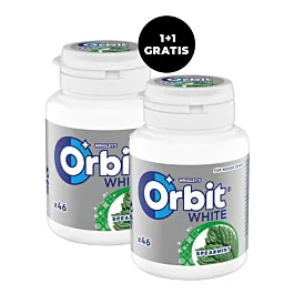 PROMO Orbit Guma de mestecat 46 buc Spearmint 1+1 GRATIS (EXP:10.2024 ...
