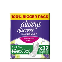 Always Discreet Absorbante pentru incontinenta 32 buc Small Plus ...