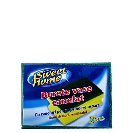 Sweet Home Burete de vase canelat 2 buc - ImportDirect